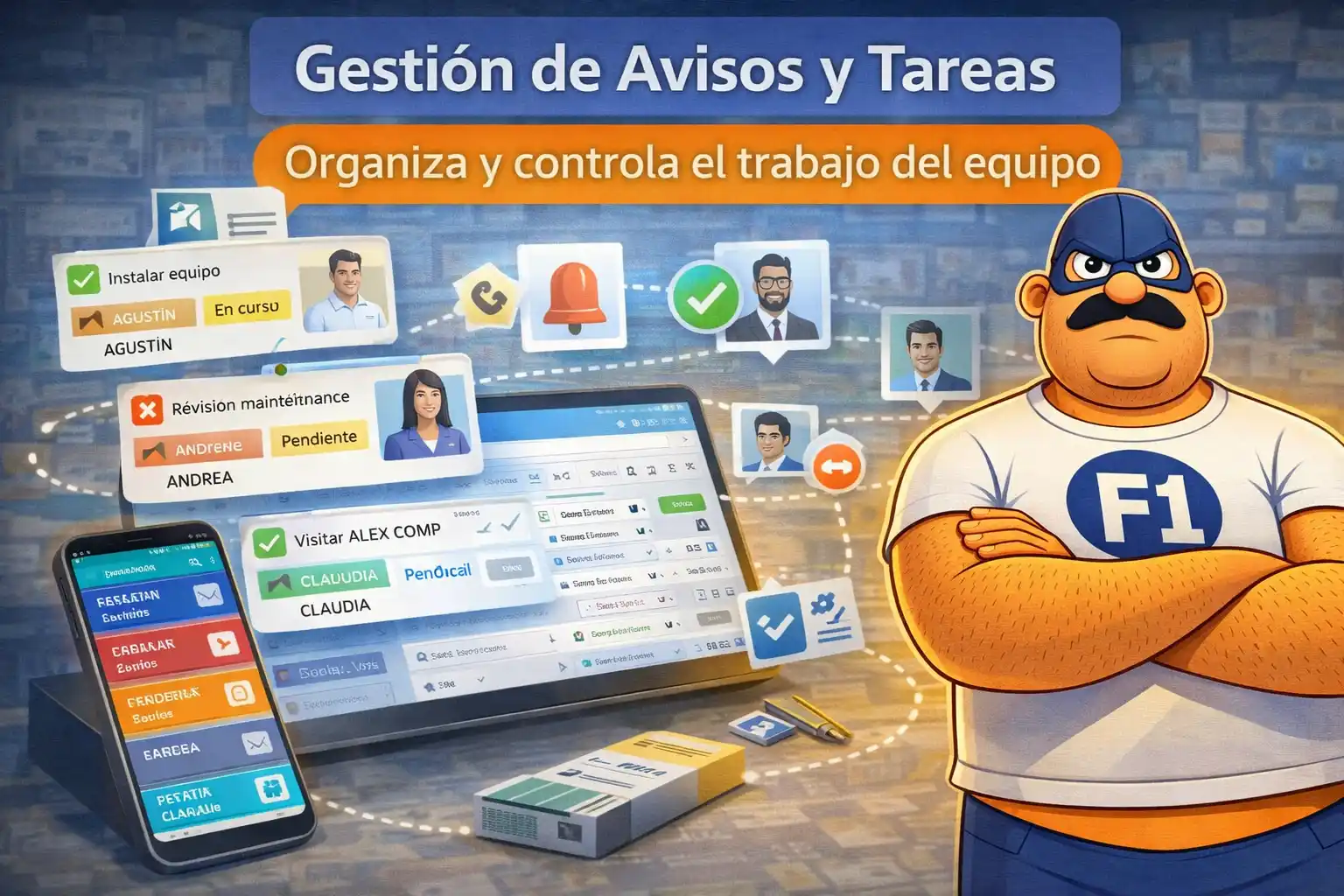 Gestión de avisos y tareas: organiza el trabajo de tu equipo