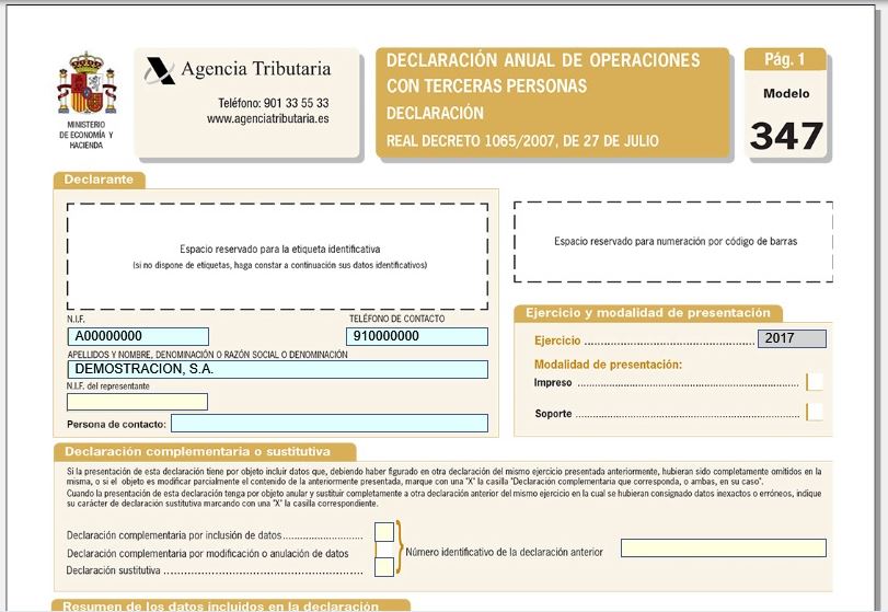 Modelo 347: ¿Qué es y quién debe presentarlo? | FacturaONE
