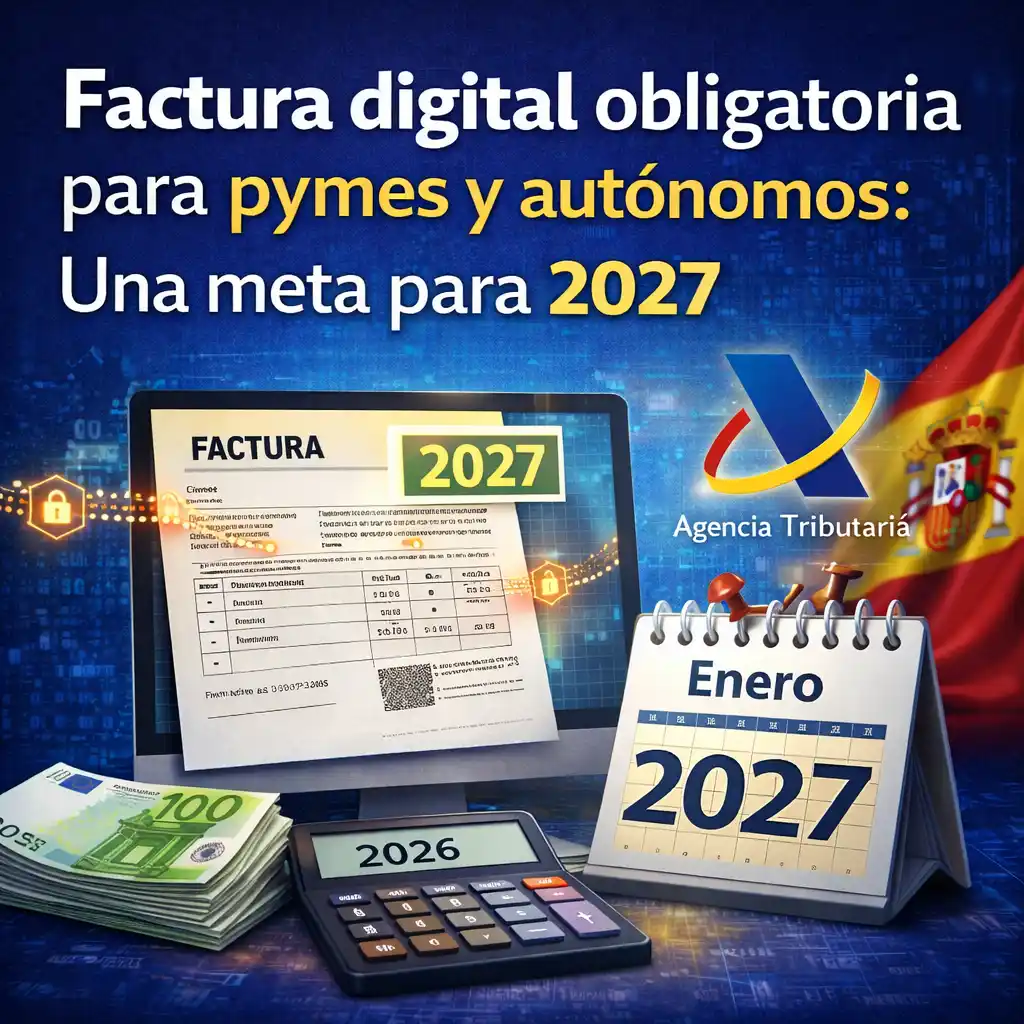 Factura digital obligatoria para pymes y autónomos en España