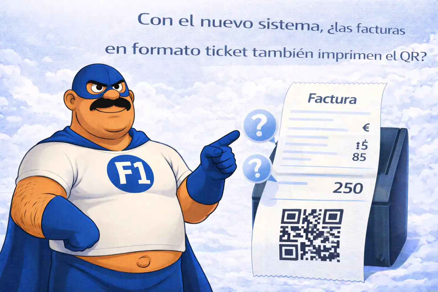 ¿Las facturas tipo ticket imprimen QR con VeriFactu o TicketBAI?