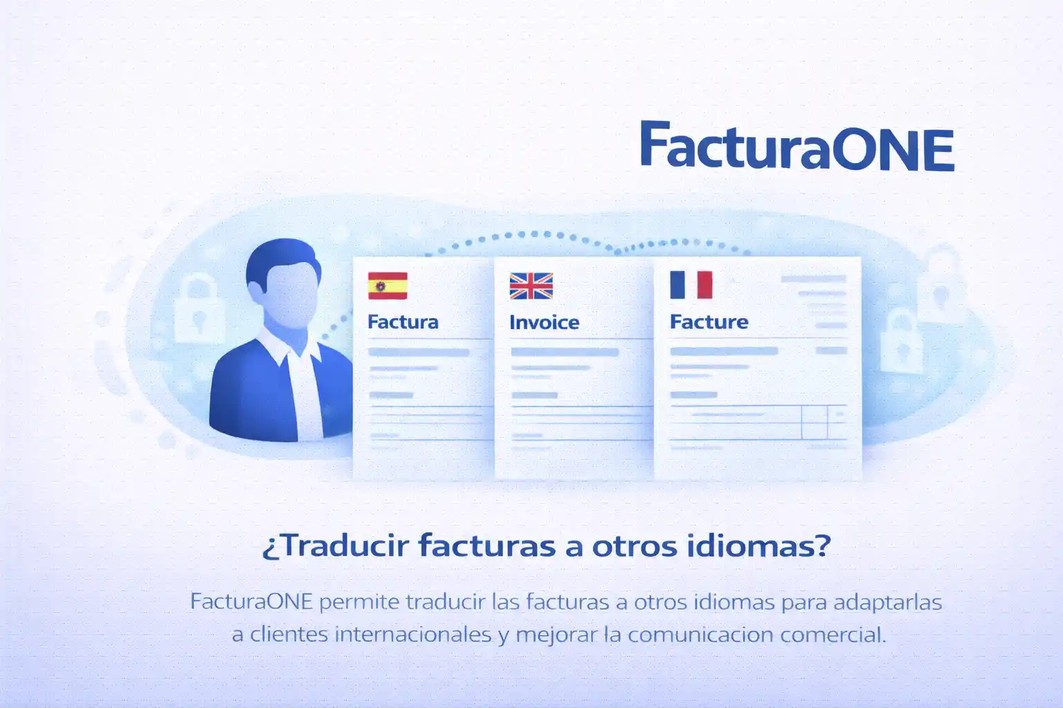 ¿Puedo traducir las facturas a otros idiomas en FacturaONE?