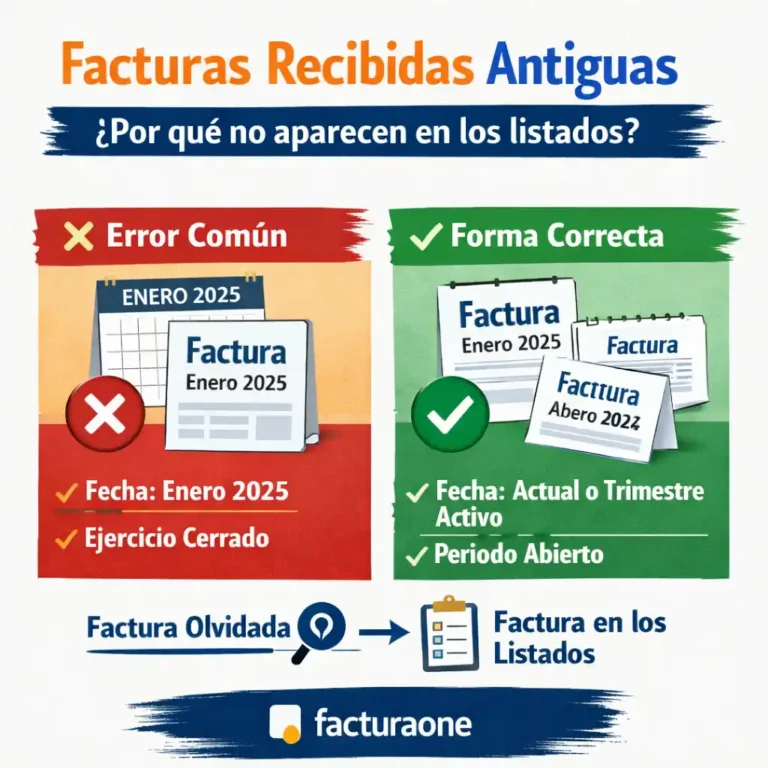 Cómo contabilizar facturas recibidas antiguas que no aparecen en los ...