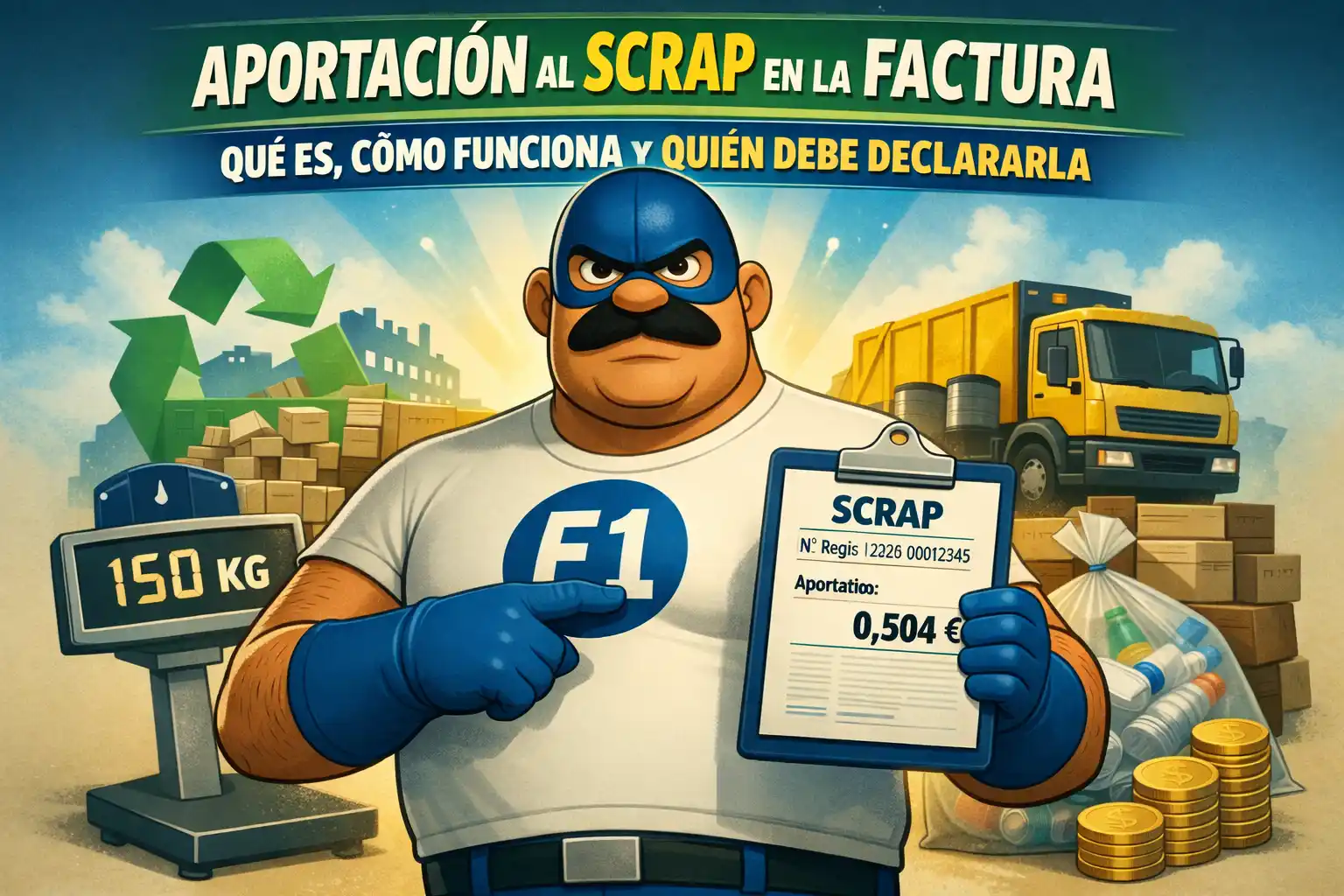 Aportación al SCRAP en la factura: qué es y cómo funciona.